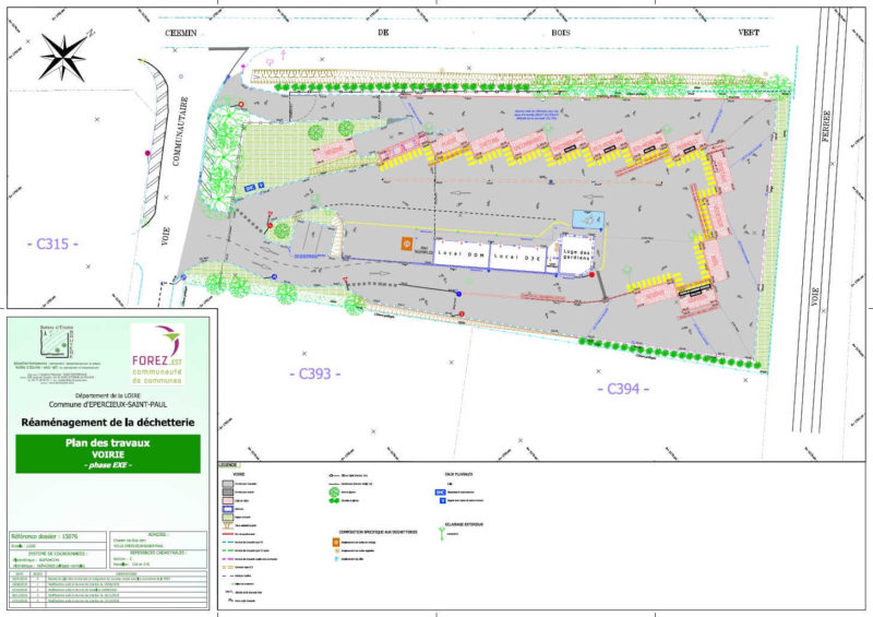 Maîtrise d'œuvre pour une déchetterie - Bureau d'Etudes BRUYERE - 42