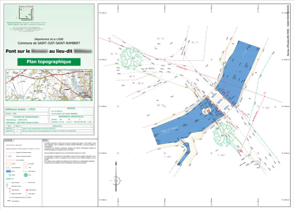 Levé topographique en rivière dans toute la Loire (42) - Bureau d ...